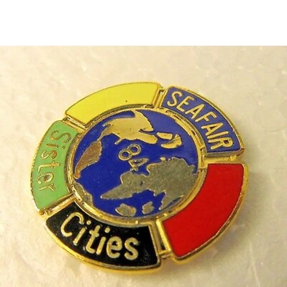 Vintage | Other | Scarce 984 Seattle Seafair Sister Cities Tack Pin ...